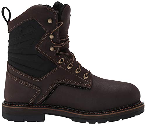 Irish Setter Work Men's Lace-up Mid Calf Boot, Brown, 9.5 Wide