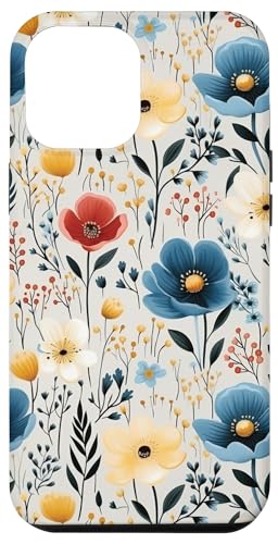 iPhone 14 Pro Max Case Cover Flower Printed Flower Protective Cover Phone Case
