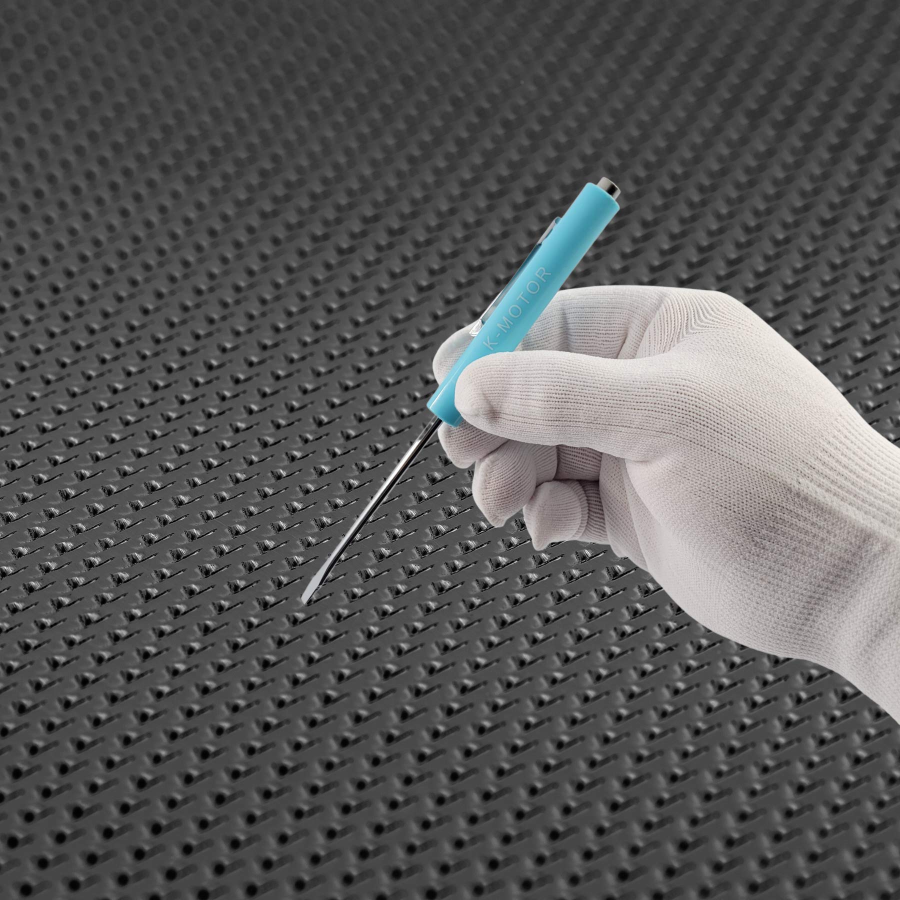 K-Motor Performance Blue Pocket Magnetic Screwdriver Set of 2 Pieces Phillips And Slotted With Magnet Top