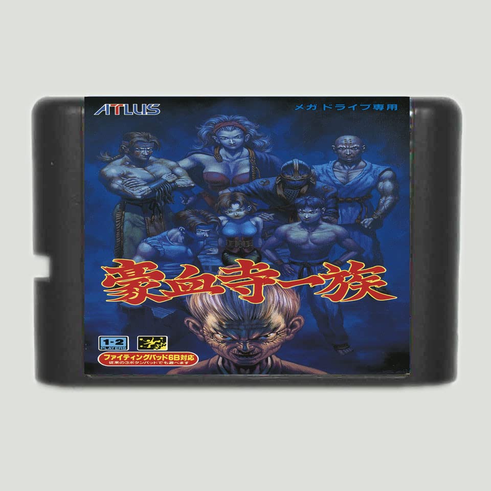 Power Instinct 16 Bit MD Game Card For Sega Mega Drive For Genesis (Black)