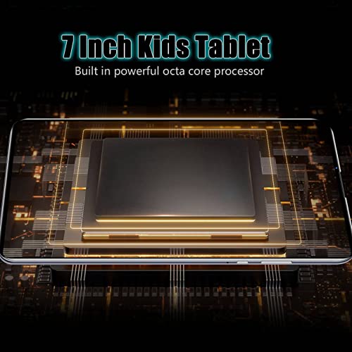Tablet, 7 Inch IPS HD Display Capacitive Screen Kids Tablet PC, Children 5G WiFi Dual Band Calling Tablet, 2G RAM 32G ROM, for Portable Entertainment (US Plug)