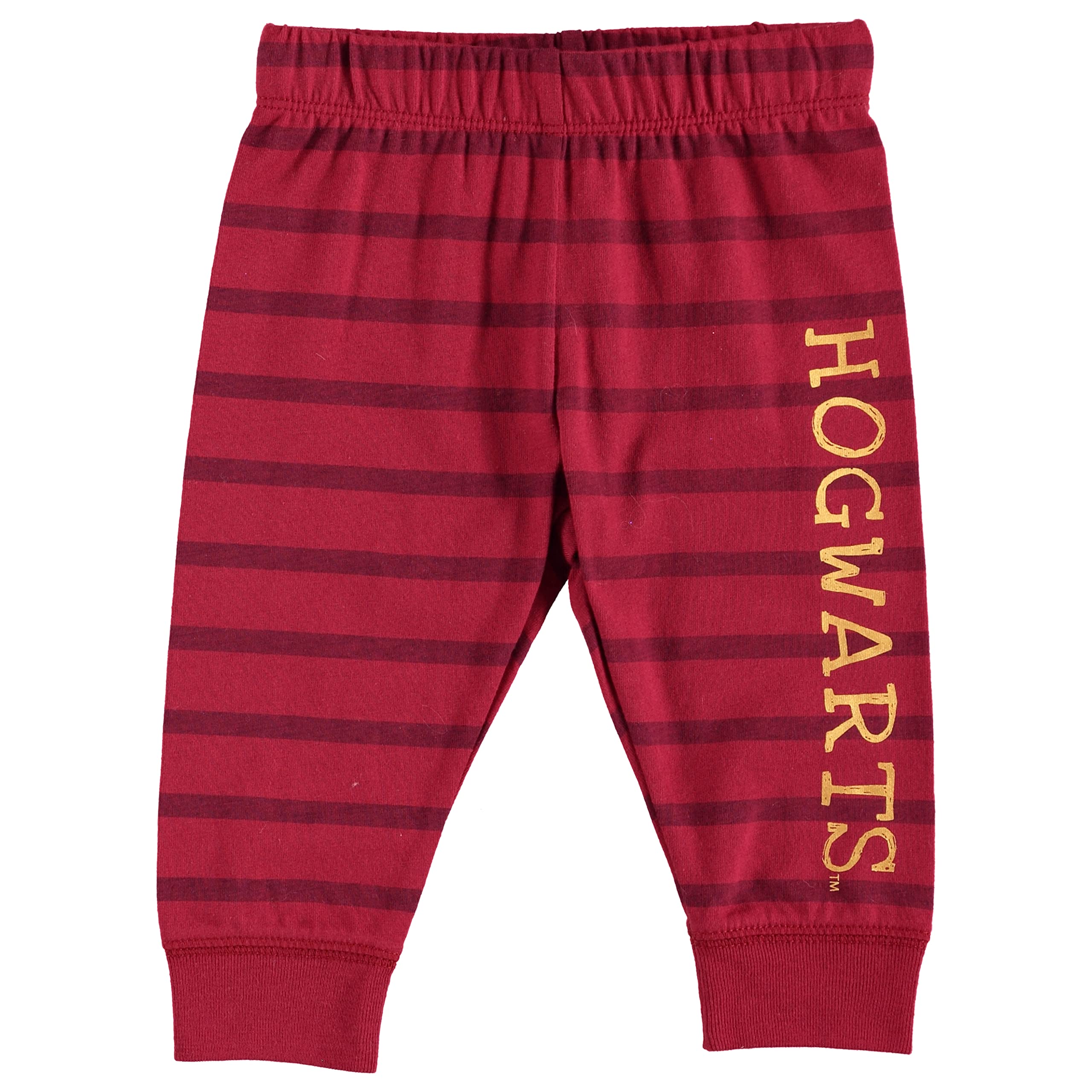 Harry Potter Baby Boys Bodysuit Jogger Pants 3 Piece Set (White/Red/Yellow, 6-9 Months)