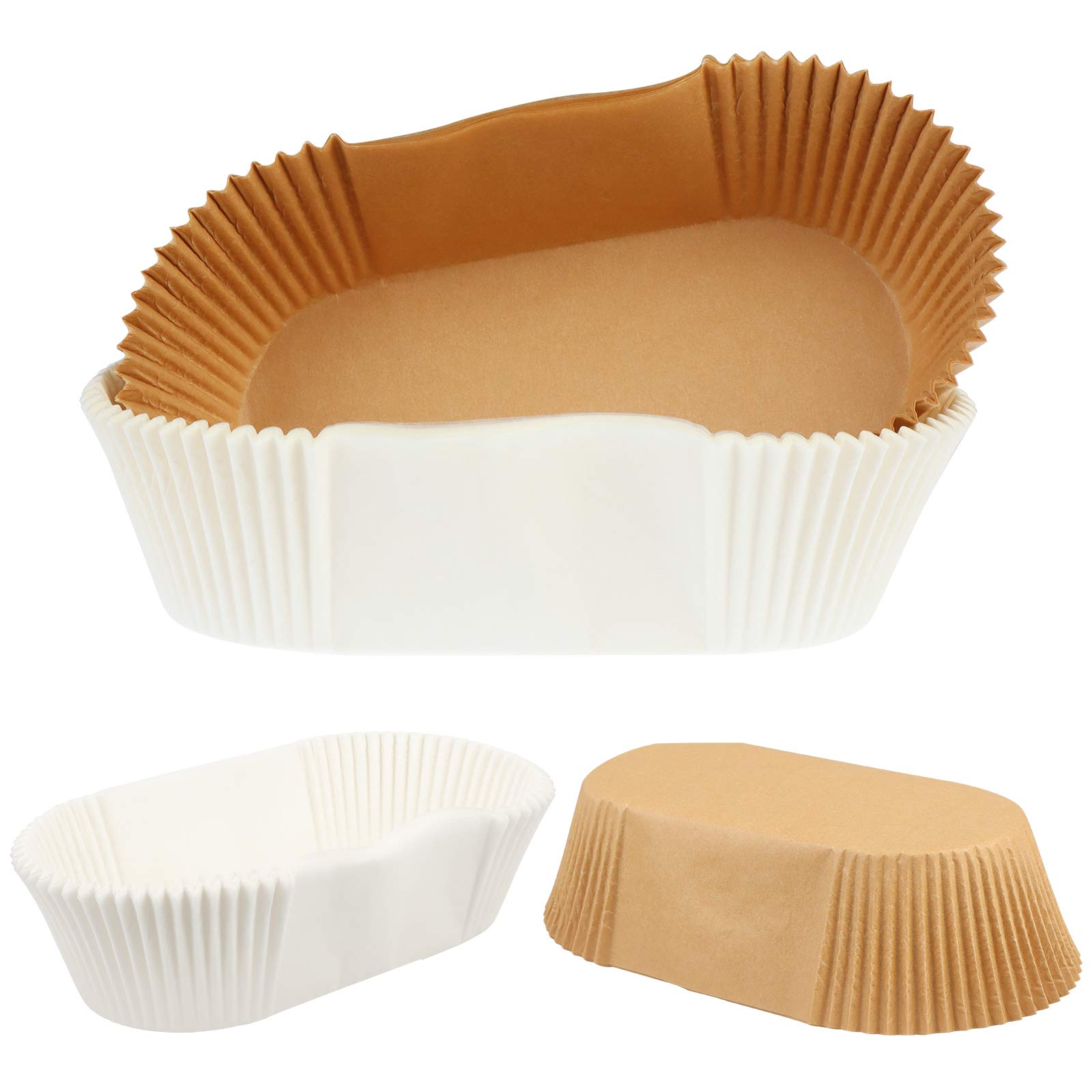 PIAOPIAONIU 100 PCS Loaf Bread Liners for Baking Disposable Loaf Liners 7.4 x 3.54 x 2.56 inch Rectangle Paper Liners Non Stick Parchment Paper Liners for Baking Breads,Kitchen Tools
