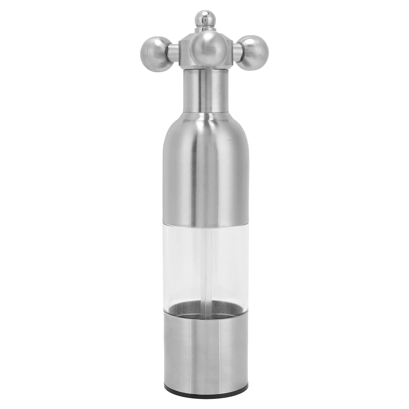 Pepper Mill,Stainless Steel Adjustable Coarseness Pepper Grinder for Black Pepper, Sea Salt and Himalayan Salt, Spice and Salt(Large)