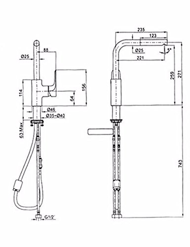 SJQKA-Faucet Kitchen faucet, pull out kitchen sink, hot and cold faucet