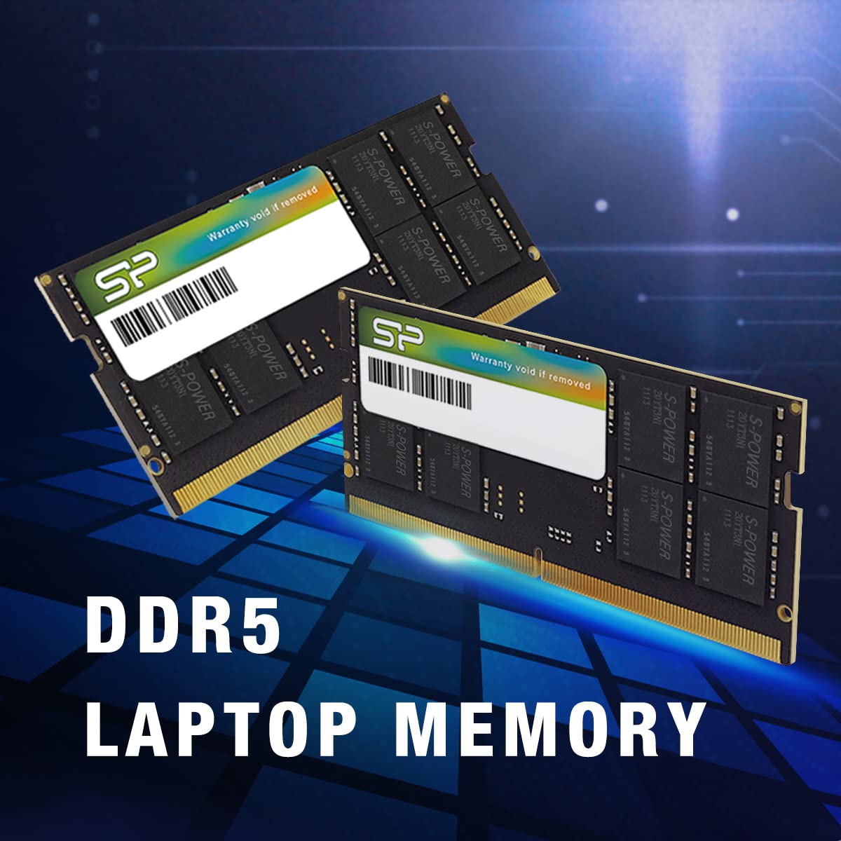 Silicon Power DDR5 64GB (32GBx2) 4800MHz (PC5-38400) 262-pin CL40 1.1V SODIMM Laptop RAM Computer Memory SP064GBSVU480F22