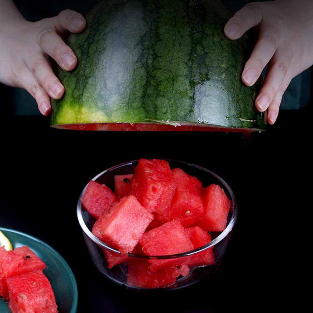 MIXCUT 2 in 1 Watermelon Slicer Fork Stainless Steel Cutter - Kids Fascinated Melon Cuber Cutting Tool - Carving and Cutting Utili Sliver