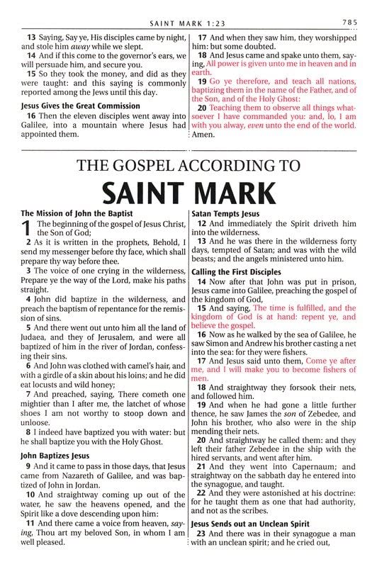 Personalized KJV Holy Bible, Thinline Large Print Faux Leather Red Letter - Thumb Index & Ribbon Marker, King James Version, White, Baptism, Graduations, wedding, confirmation king james version,