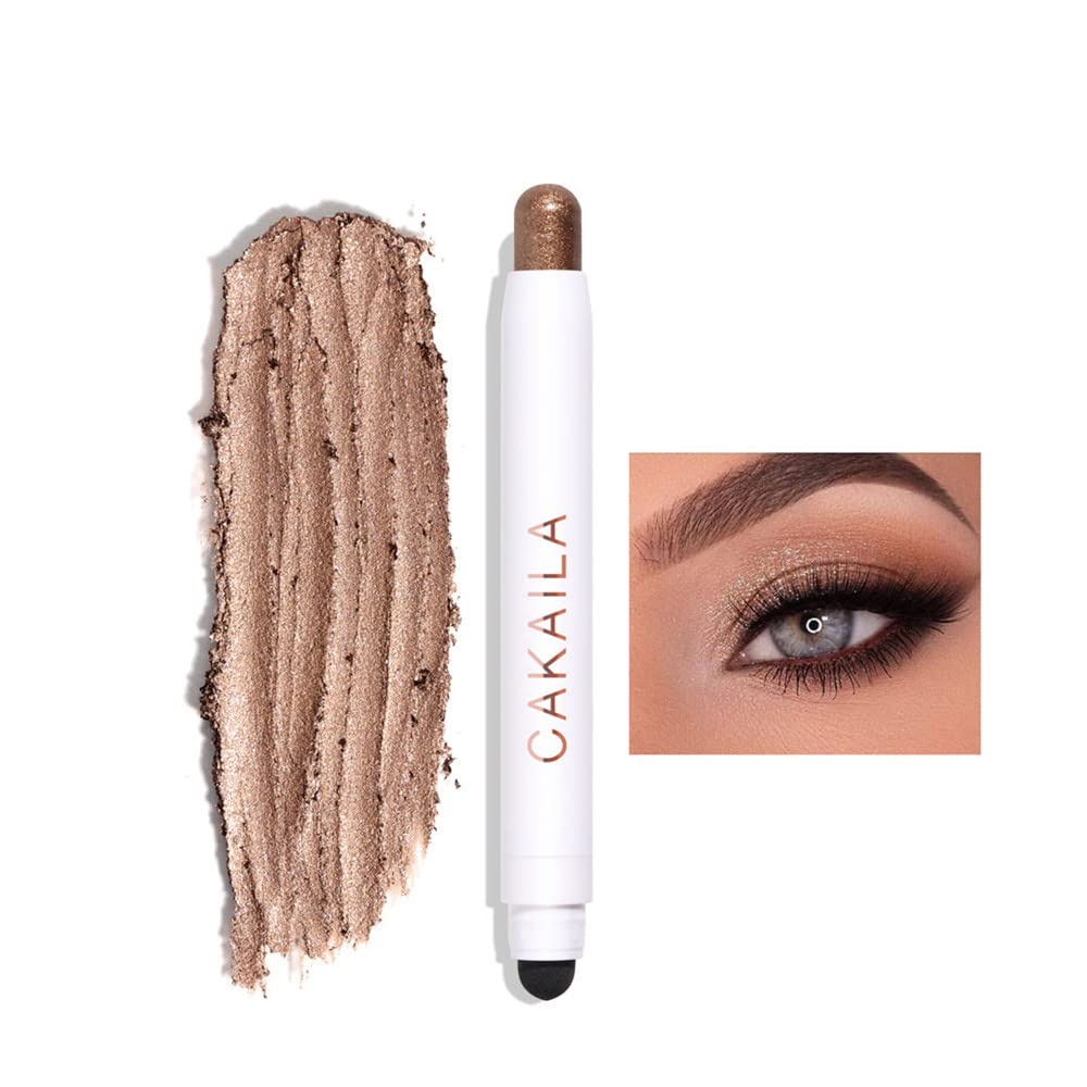 Timipoo Cream eye shadow stick, eye shadow pen, matte and shimmer eye makeup stick, long-lasting waterproof eye shadow fluorescent stick makeup (04#)