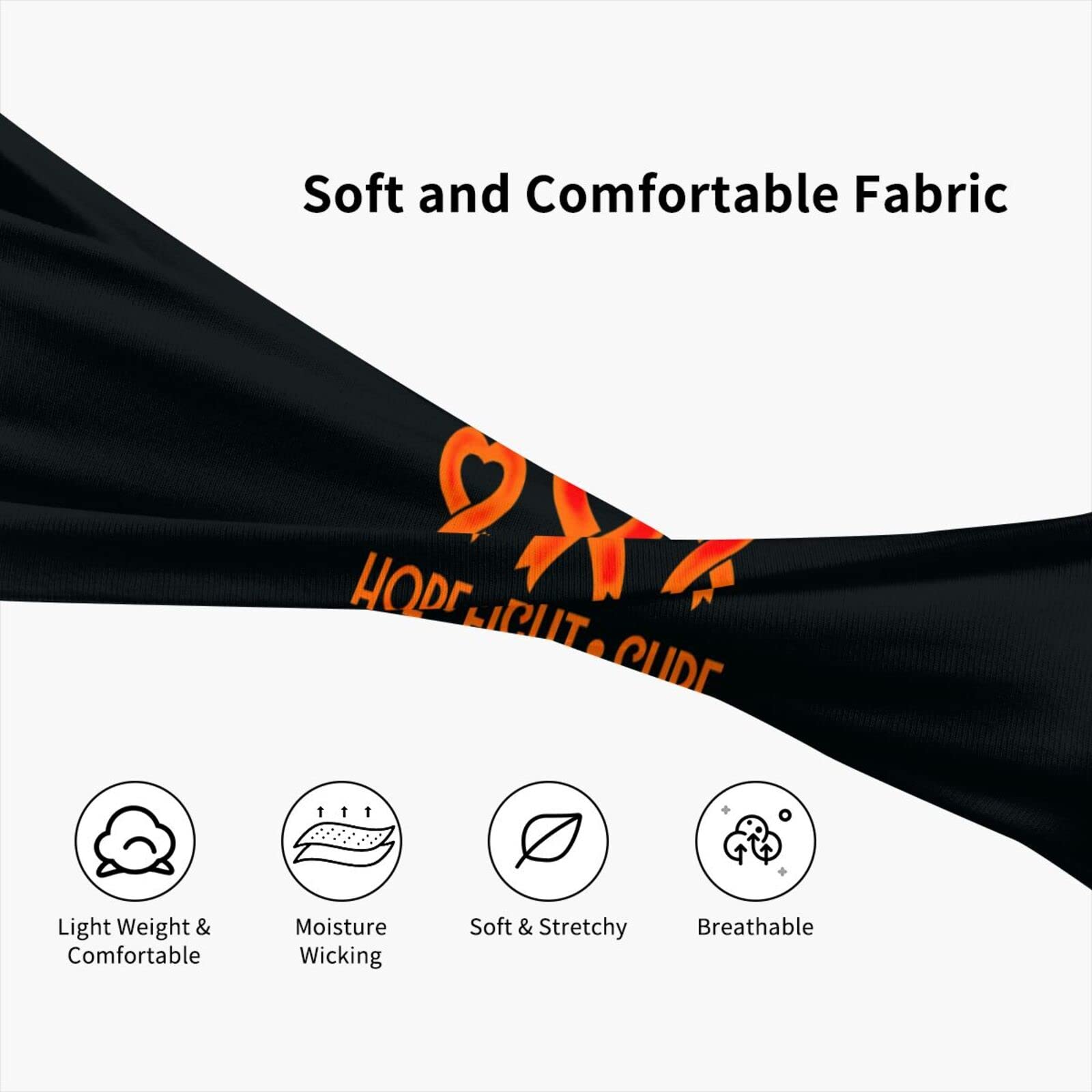 Multiple Sclerosis Ms Awareness Fitness Exercise Headband Unisex Yoga Non-Slip Quick-Drying Fitness Headband