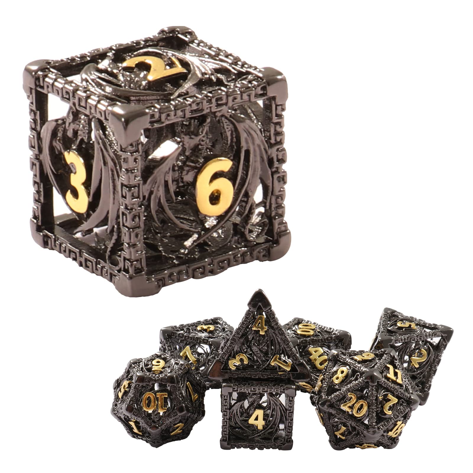 New DND Dice Gift Storage Box,Dice Set Accessories for Dungeons and Dragons,Pathfinder,Magic The Gathering, Dungeon Dragon RPG Role Playing Game