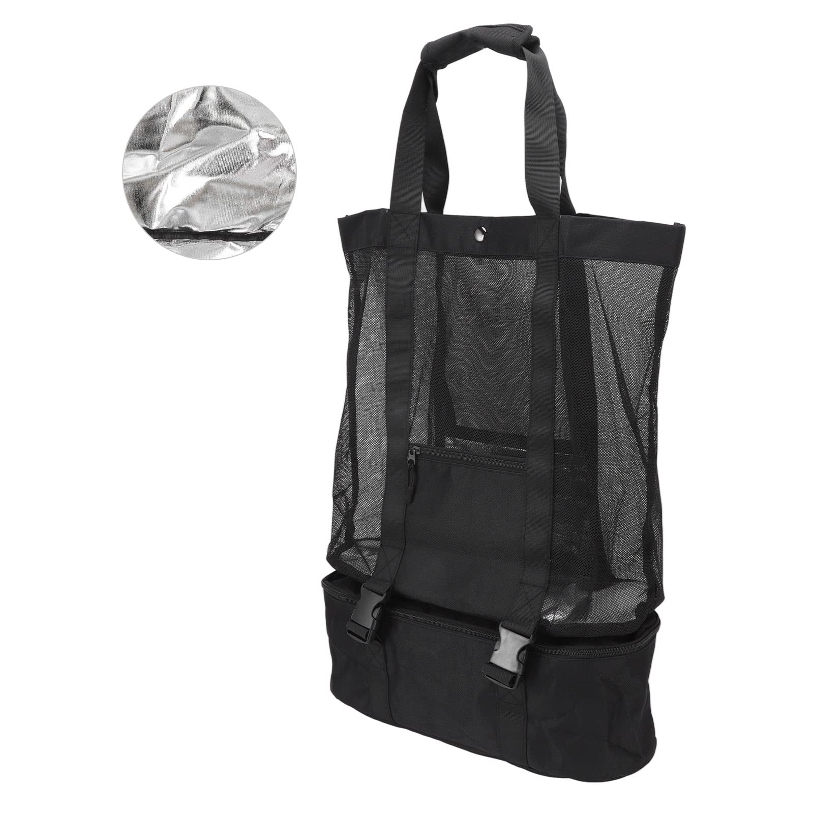 RTLR Beach Bag, Removable Two in One Storage Bag for BBQ for Outdoor for Camping