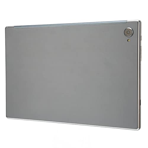 RTLR Dual Band Tablet, 100‑240 V 10.1 Inch Tablet Silver Gray for Home (US Plug)