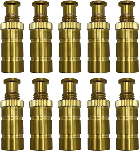 Poolzilla Pool Safety Cover Brass Anchors for Concrete and Pavers - 10 Pack - Universal Fit