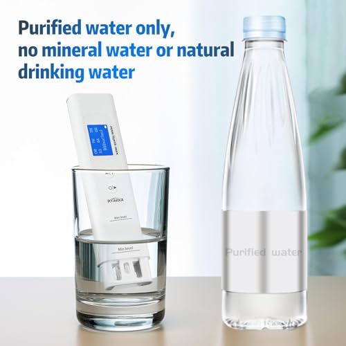 RYAKKA Drinking Water Quality Tester, 6-in-1 TDS Meter Digital Water Tester| TOC,COD,TDS,UV275,EC & Temp | Organic Contamination | Lab Grade | Well, Tap, Water Purifier & Outdoor Water Quality (White)