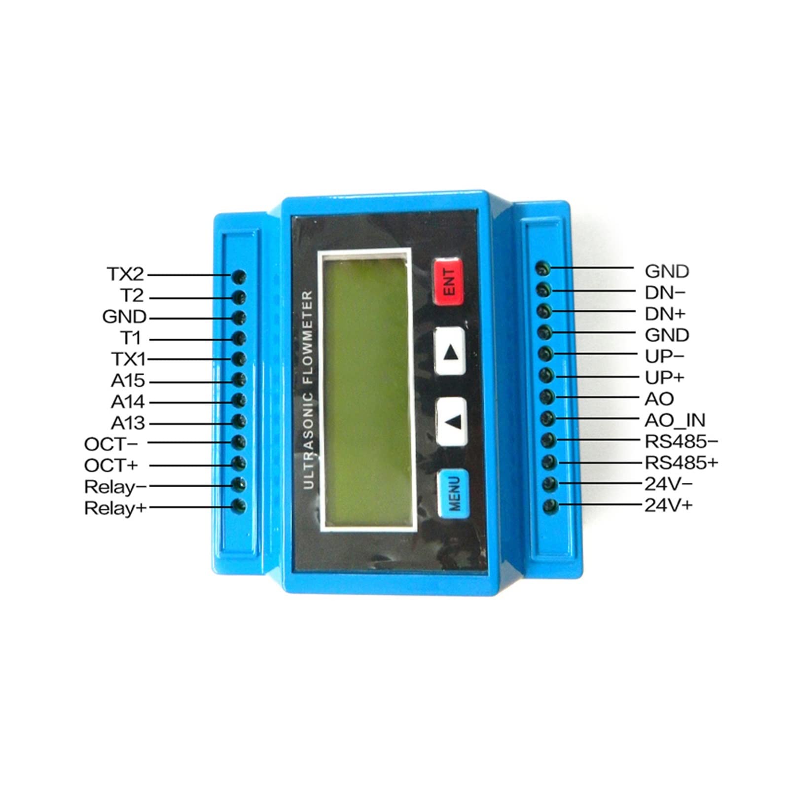 QYTEC Hose Timer TUF-2000M-TM-1 Digital Liquid Ultrasonic Flowmeter Water Flow Meter Module/RTU with TM1 Transducer DN50-700mm Water Timer