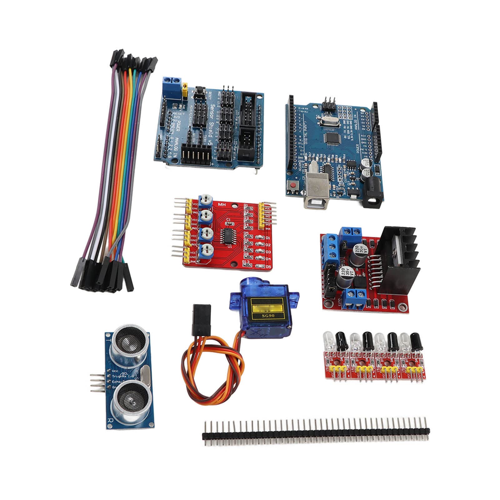 Smart Robot Car Chassis Kit, Easy to Assemble Sturdy Robot Car Chassis Professional Simple Structure Convenient Operation for Replacement