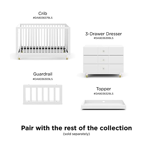 Little Seeds Aviary Changing Dresser Topper, White
