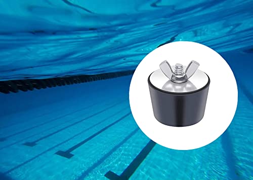 Pool chill Plug Rubber Stopper Plug 1.25 inch to 1.5 inch with Stainless Steel Screws, Stainless Steel Bolts, Heavy Duty Rubber