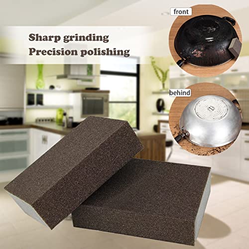 Sanding Sponge, 60-220 Grit Assortment Sanding Block, Wet and Dry Dual-use Sander Sponges for Drywall Metal, Sandpaper Sponge for Wood, Washable and Reusable