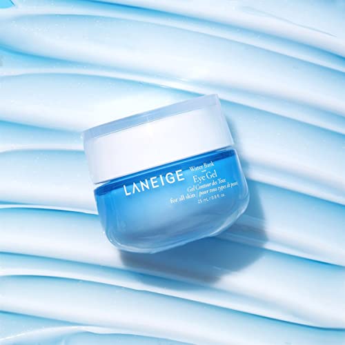 LANEIGE Water Bank Eye Gel: Hydrate, Moisturize, and Visibly Brighten with Hyaluronic Acid & Antioxidants, 0.8 fl. oz.