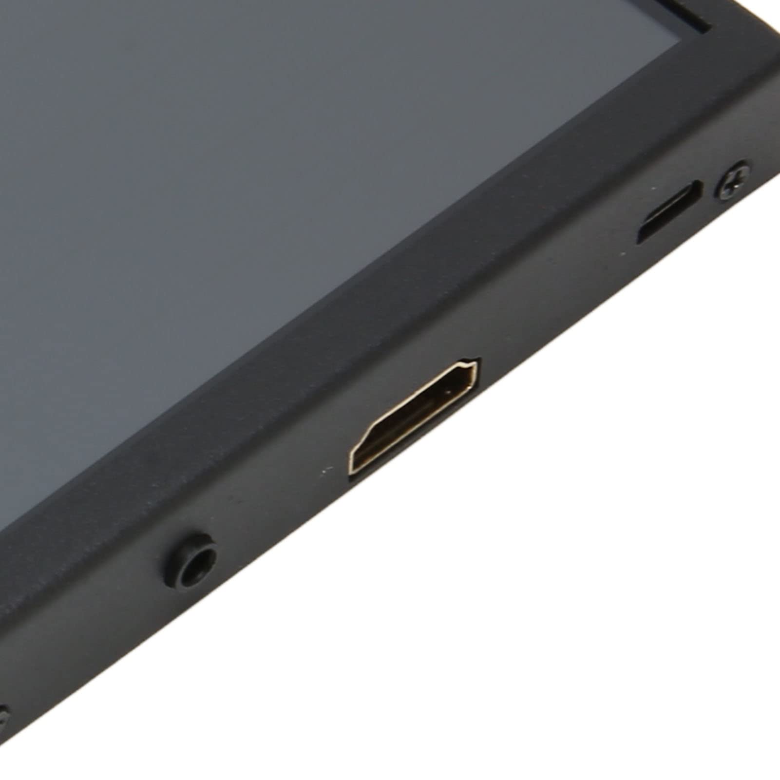 RTLR Mini Computer Second Screen, Universal Plug and Play Portable 7 Inch Monitor Dual Speakers IPS Touchscreen for Laptop