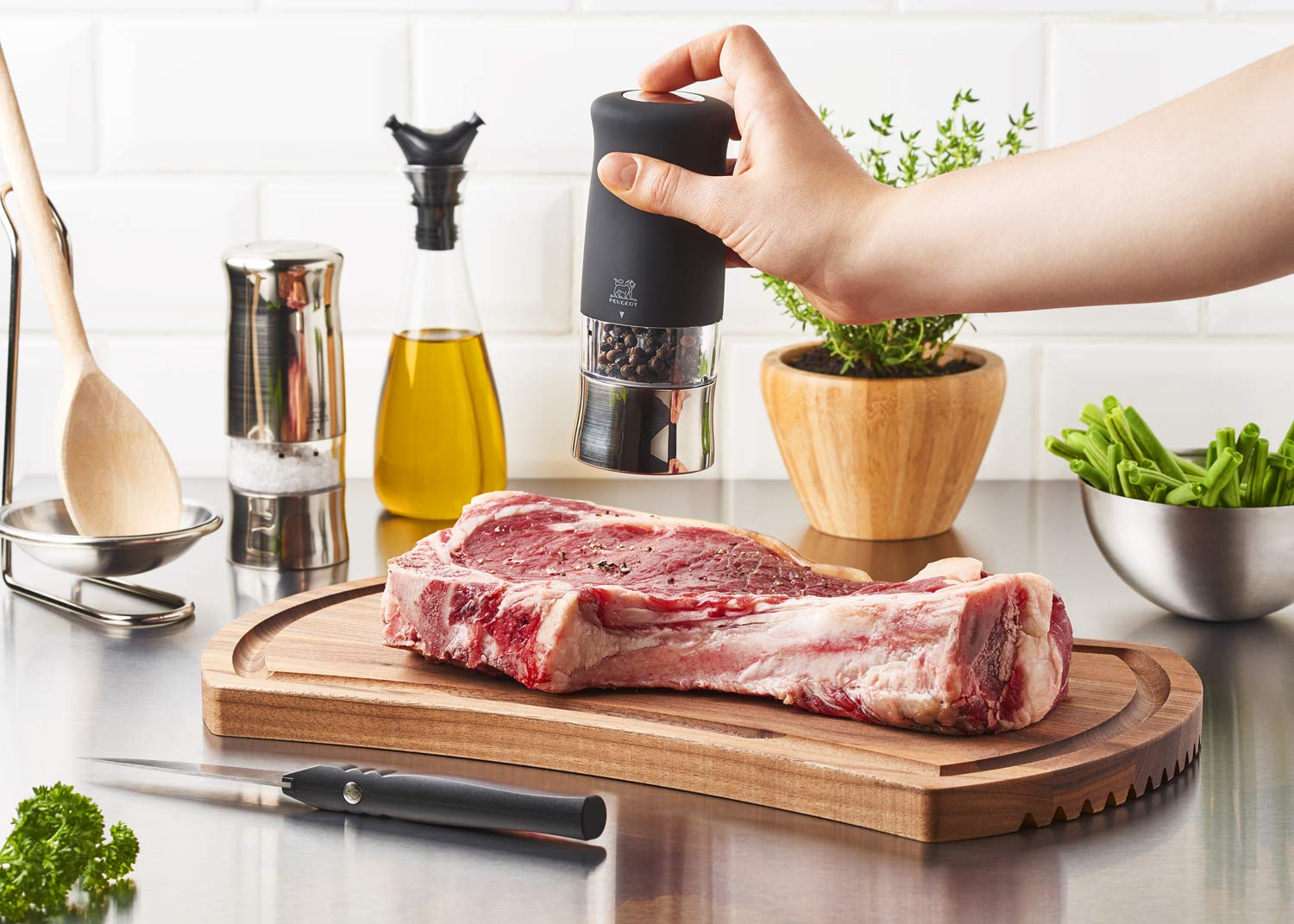 Peugeot Nancy 12 Inch Pepper Mill, Acrylic
