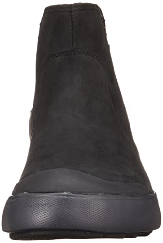 KEEN Women's Elena Pull OnâŻWaterproof Chelsea Boot, Triple Black/Black, 7.5