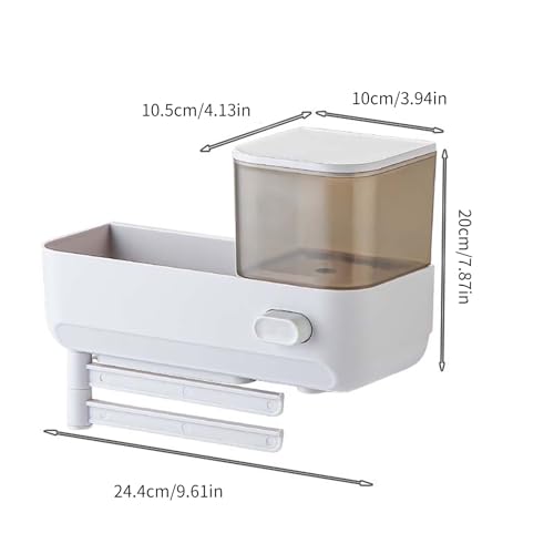 XUZHID Storage Rack,Multifunctional Sink Organiser Kitchen Soap Dispenser and Storage Rack with Drainage Systems Dishwashing Liquid Holder