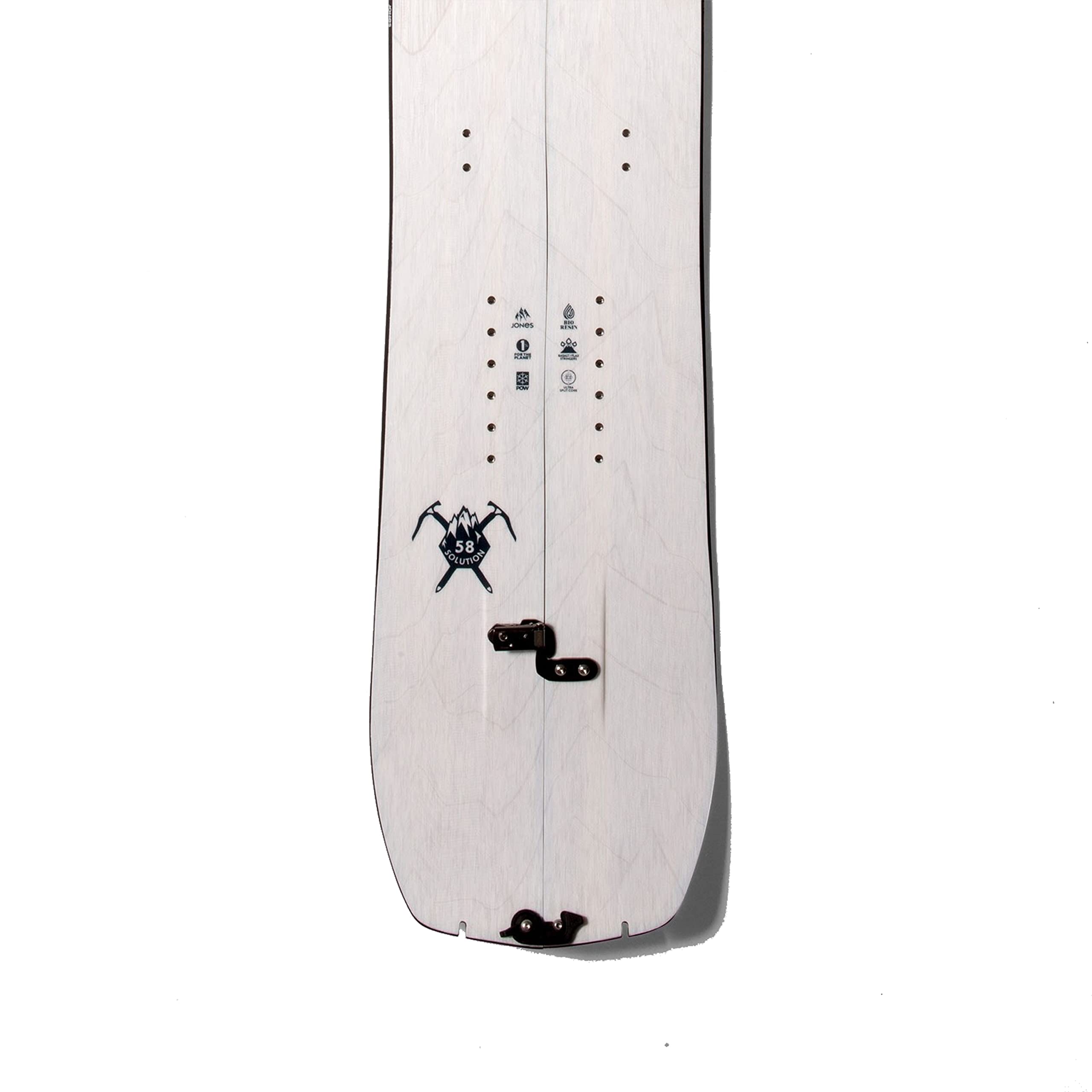 JONES Snowboards Men’s Solution Splitboard, Directional Freeride, 162cm, Wide, Big Horn Series