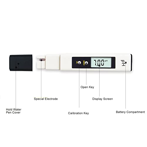PH Detector, PH Tester Resistance Alloy Probe Automatic Recognition for Agricultural Water