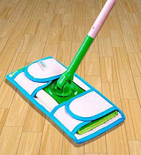 Set Of 2 Microfiber Weber’s Wonders Prime Mop Pads - Washable - Reusable - Durable - Works With Swiffer and ReadyMop Heads