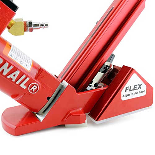 Powernail 50PFLEXW Pneumatic 18 Gauge L-Cleat Flooring Nailer with Flex Adjustable Base