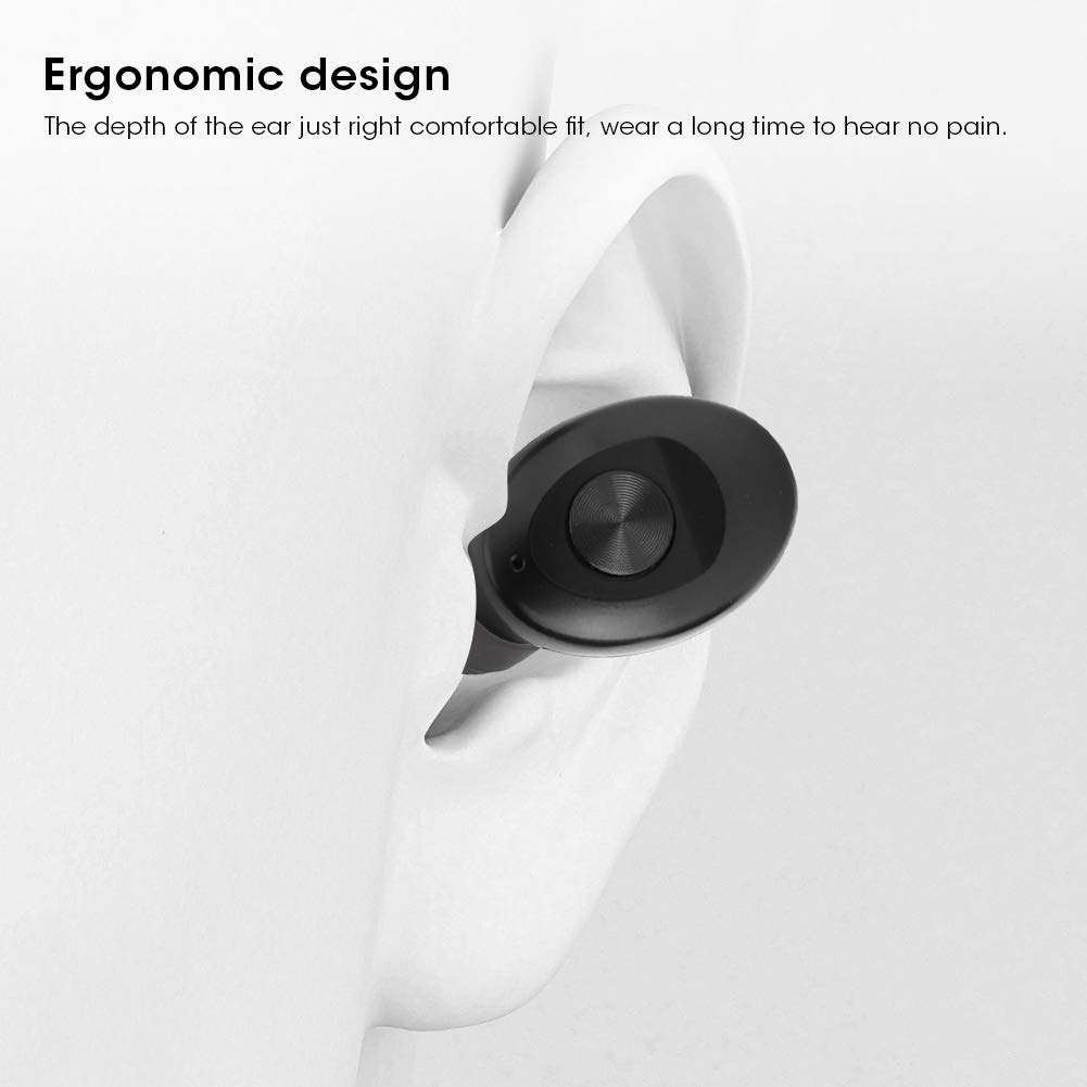 Liyeehao Sports Earphones, Bluetooth 5.0 Earphones, Wireless for Workouts, Running, Swimming, Gym, Work, Home Android/iOS(Black)