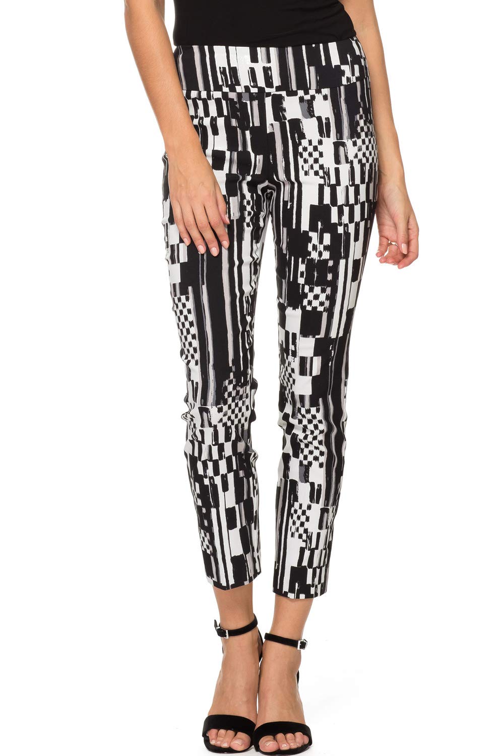 Joseph Ribkoff Stretch Taffeta Print Pant Style 191666 Size 14