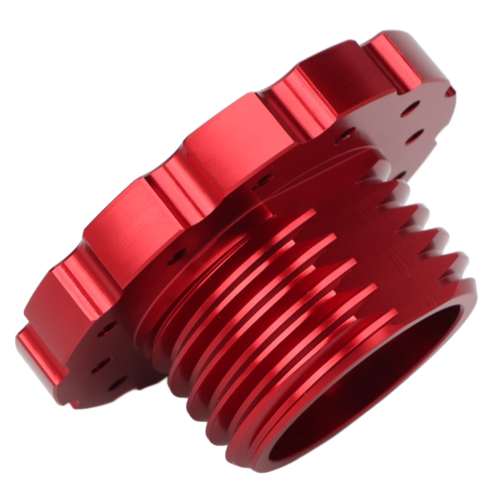 Racing Car Gaming Steering Wheel Adapter, High Accuracy Sim Racing Professional Gaming Steering Wheel Adapter, Machined for Game Accessories (Red)