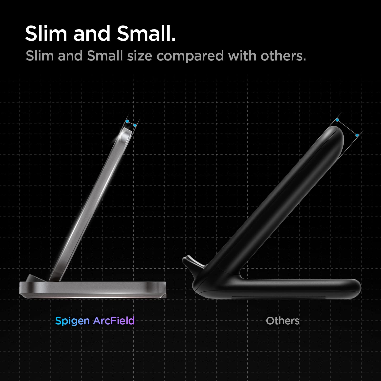 Spigen ArcField 15W Super Fast Wireless Charger Stand with Spigen PPS 25W PD 27W USB C Wall Charger