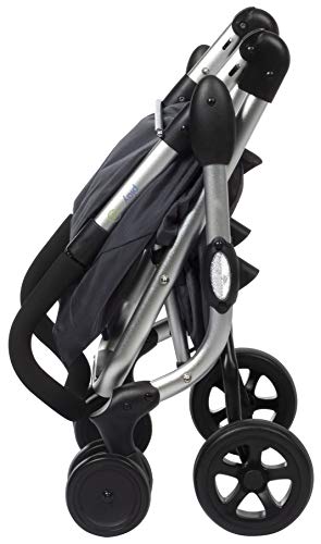 Playmarket Playcare Folding Shopping Cart with Swivel Wheels, Navy