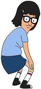 MAGNET Twerking Tina Belcher Magnetic Car Sticker Decal Refrigerator Metal Magnet Vinyl 5"