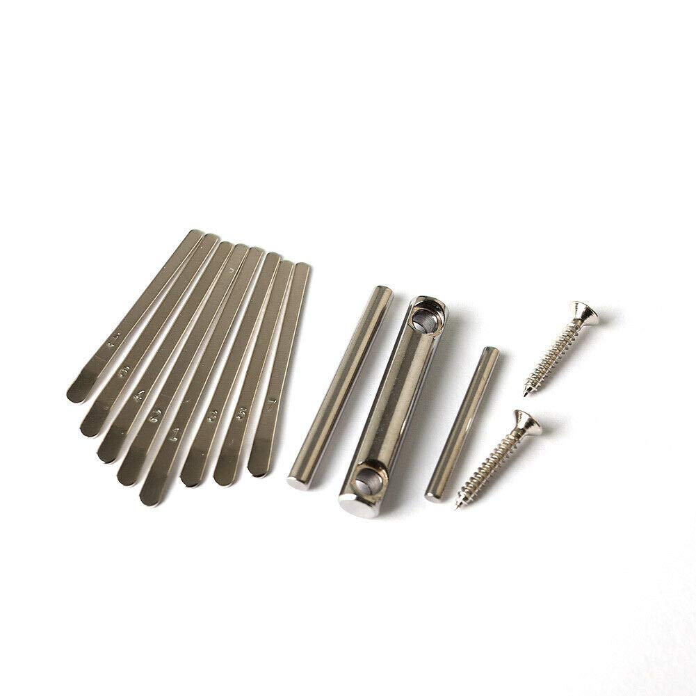 Kalimba 8 Key DIY Finger Manganese Steel Musical Luthier Tool Gift Beginners Keyboard Instrument Accessories Bridge Saddle Mini Portable Home Thumb Piano Marimba