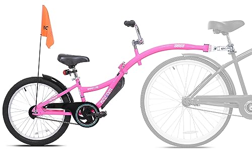 KaZAM Co-Pilot Bike Trailer, Pink, 20 inch