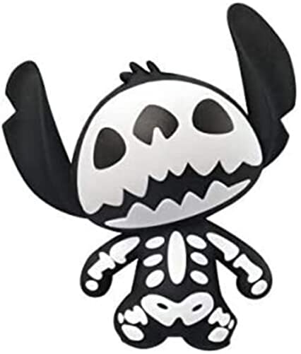 Monogram Disney Lilo and Stitch 3D Foam Magnet Set - Stitch & Stitch Skeleton Magnets - Magnet for Refrigerators and Lockers
