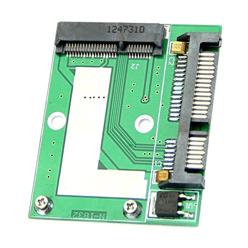 QULIT Mini New PCI-E Half Height mSATA SSD to 7mm 2.5" SATA 22pin Hard Sisk Drive PCBA