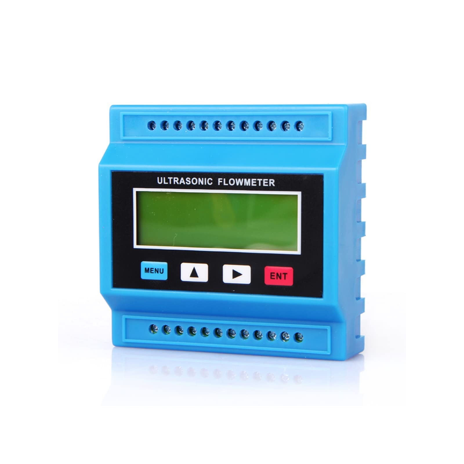 QYTEC Hose Timer Clamp Sensor Liquid Digital Ultrasonic Flowmeter TUF-2000M Wall Mounted Module Water Flow Meter Transducer TS-2/TM-1-HT Water Timer (Color : Host Plus TS-2 TM-1, Size : Blue)