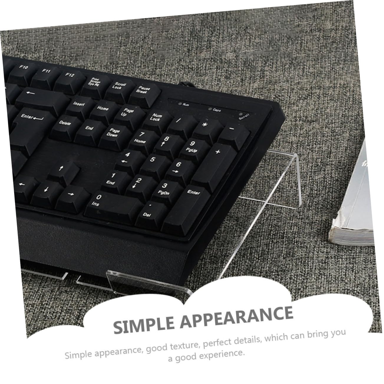 MAGICLULU work supplies computer desk stand keyboard stand Tilted Keyboard Rack Keyboard Stand support frame supplies bracket desktop keyboard desktop advanced human body universal