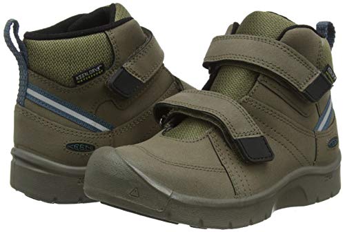 KEEN Hikeport 2 Mid Height Strap Waterproof Hiking Boot, Canteen/Balsam, 10 US Unisex Little Kid