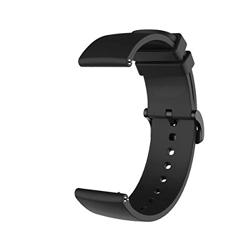 Watch Band Compatible for Popglory P66/NiUFFiT P66/Ddidbi P66D/Aptkdoe P66D/Nerunsa P66D Smart Watch Replacement Wrist Strap Wristband for Popglory P66/NiUFFiT P66/Ddidbi P66D/Aptkdoe P66D/Nerunsa P66D 1.85'' Smartwatch Soft Silicone Sport Watchband (4 Pa