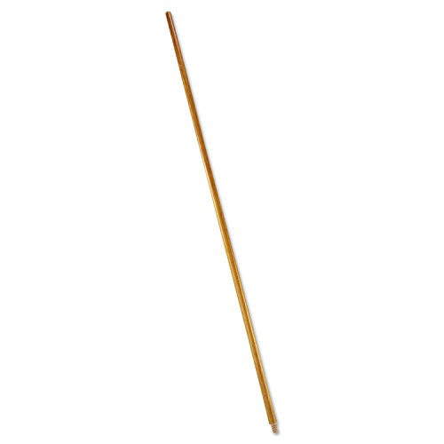 Rubbermaid 6361 Wood Threaded-Tip Broom/Sweep Handle 60" Natural