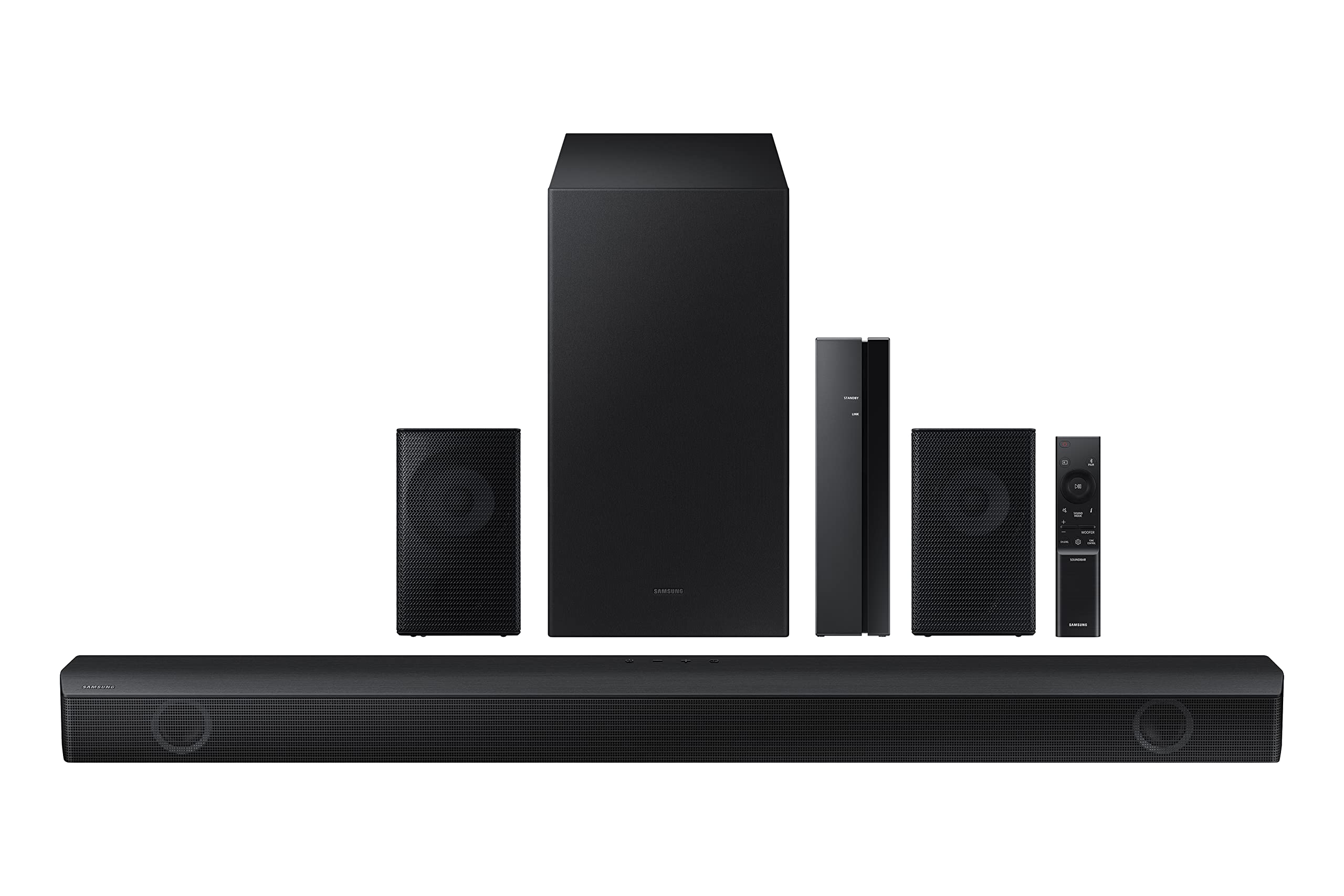 SAMSUNG 75-Inch Class Crystal UHD AU8000 Series - 4K UHD HDR/w B57C soundbar with Dolby Audio/DTS Virtual