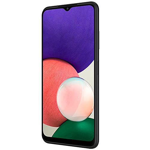 SAMSUNG Galaxy A22 (64GB, 4GB) 6.4", 5000mAh Battery, 48MP Quad Camera, Dual SIM GSM 4G Volte Unlocked (T-Mobile, Metro, Global) International Model A225M/DSN (Fast Car Charger Bundle, Black)